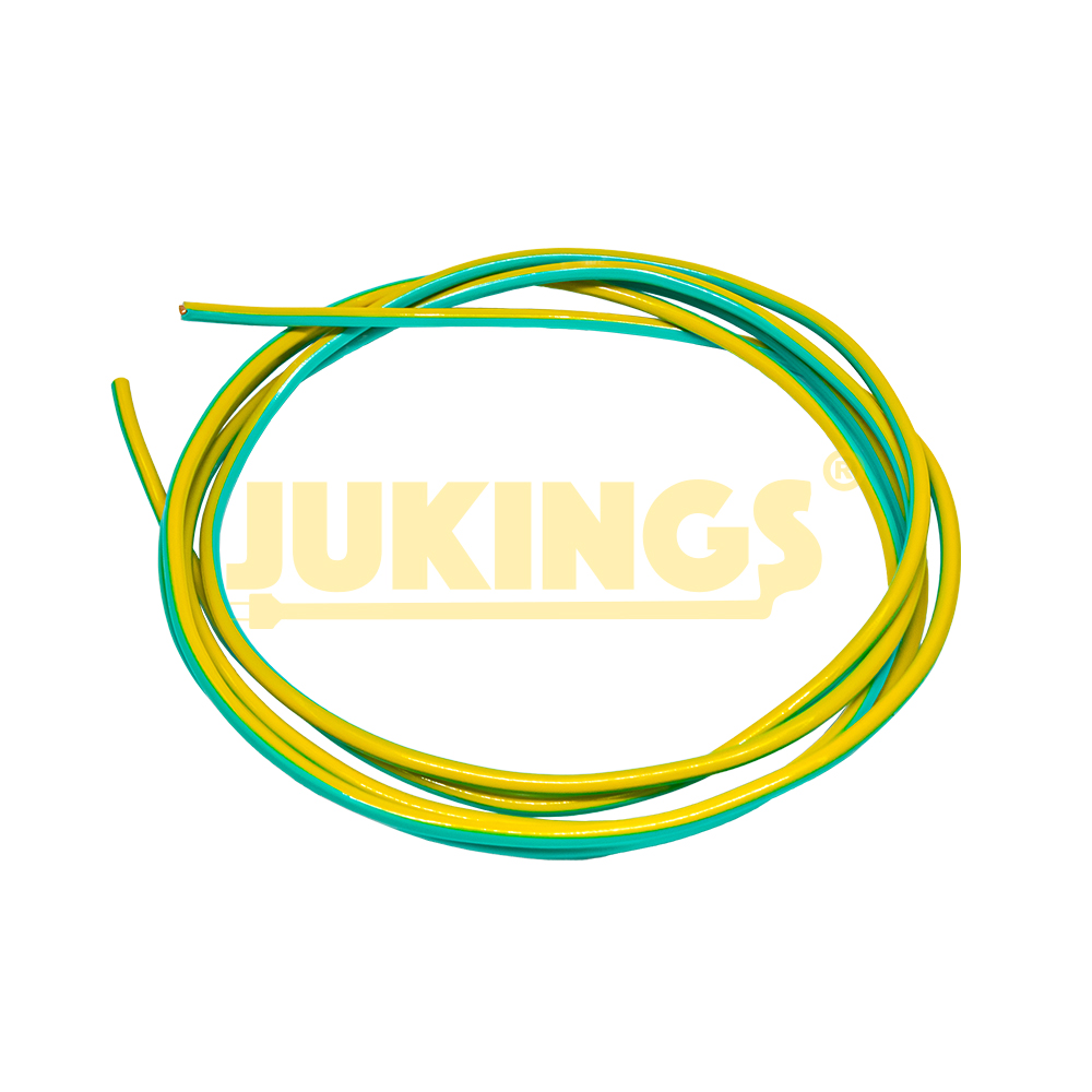 10 AWG Stranded Copper Building Wire Yellow Green PVC Insulation 1FT ...